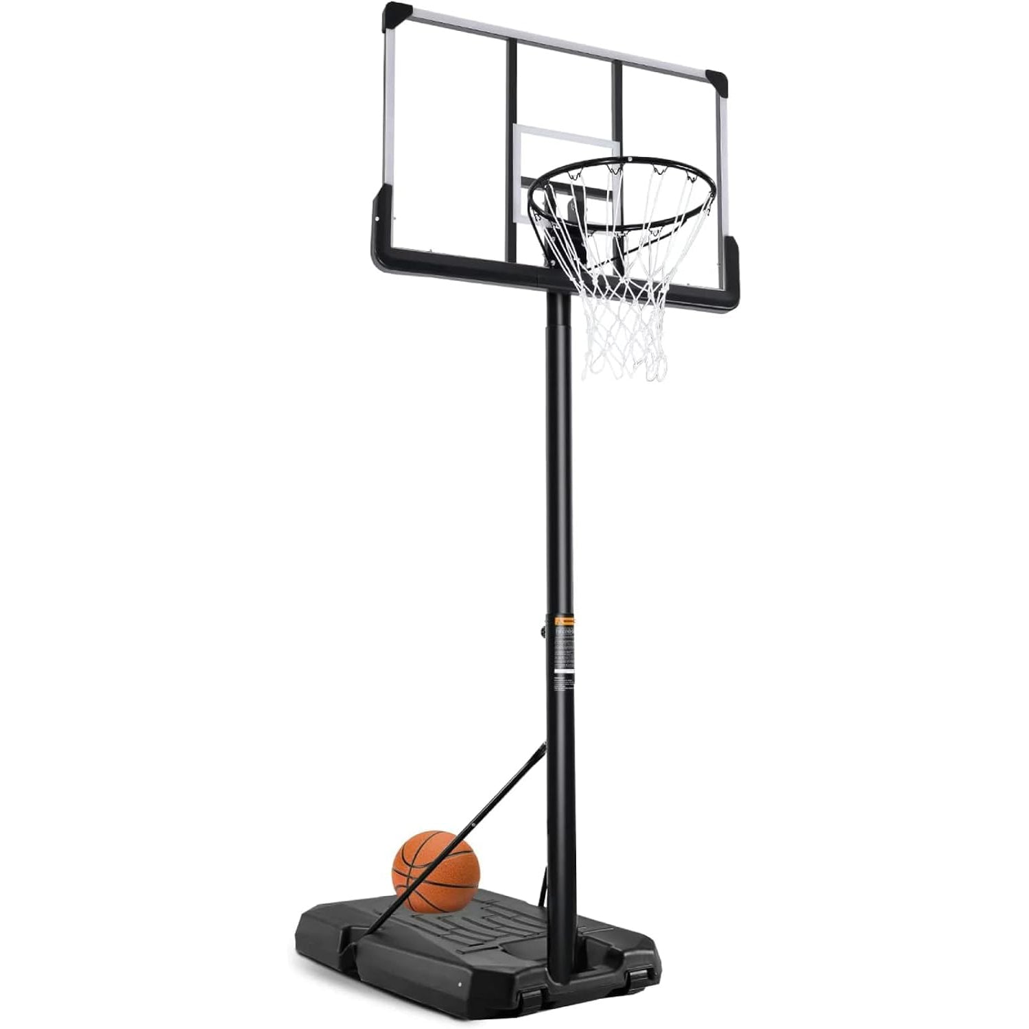 Basketball Stand, 6.7ft-10ft Height Adjustable Basketball Goal Portabl ...
